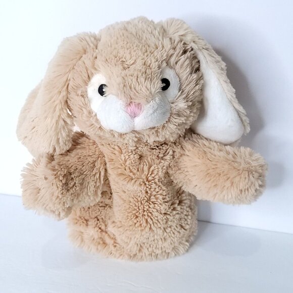 Papyrus | Toys | Easter Bunny Rabbit Puppet Brown Plush Pink Nose 3 ...